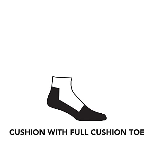 Darn Tough Men's1/4 Steely Midweight Sock with Cushion & Full Cush Toe Box - Graphite X-Large