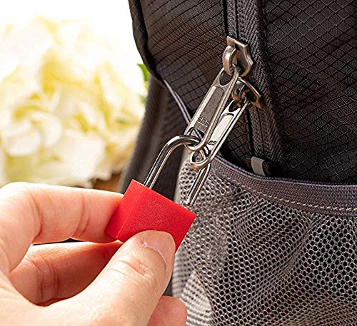 Padlock (8 Pack) Small Padlock with Key for Luggage Lock, Backpack, Gym Locker Lock, Suitcase Lock, Classroom Matching Game and More