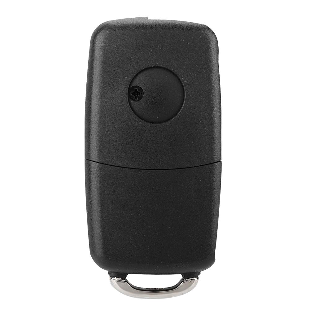 Aramox Key Fob Case, Flip 2 Button Remote Key Fob Case Shell Cover for Golf Toledo for Skoda Alhambra