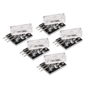 uxcell percussion knock sensor module with led ky-031 for diy starter 5pcs