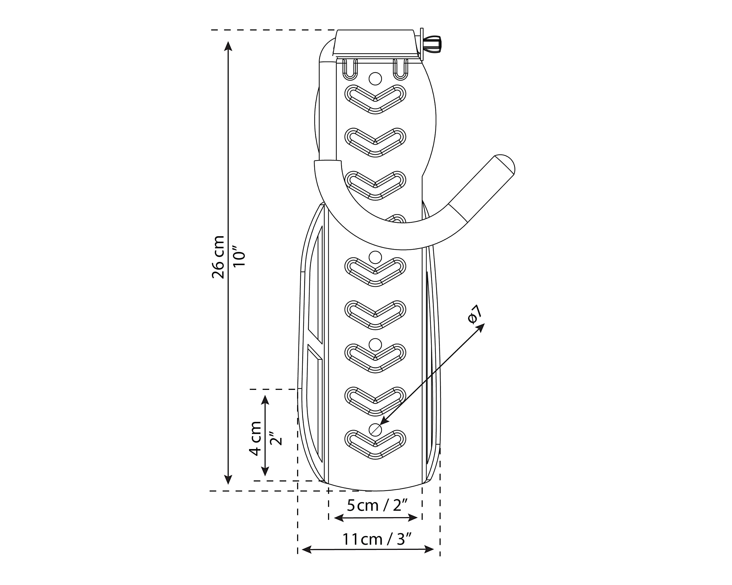 Palram - Canopia Yukon Shed Bike Hook