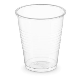 PLASTICPRO plastic Cups 5 oz Disposable Clear Beverage Tumbler (500 Count)