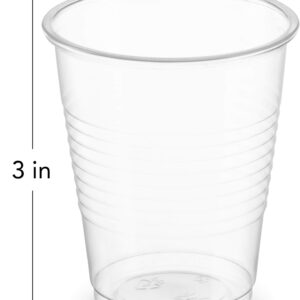 PLASTICPRO plastic Cups 5 oz Disposable Clear Beverage Tumbler (500 Count)