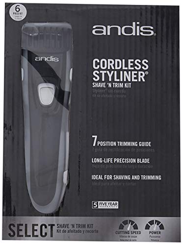 Andis Cordless Styliner Shave 'N Trim Kit, Black