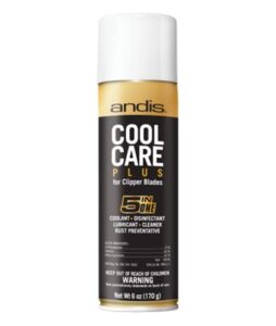 andis cool care plus 5-in-1 clipper spray-6oz can, 6 ounce (pack of 1), black