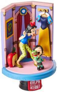 beast kingdom wreck-it ralph 2: snow white ds-026 d-stage series statue, multicolor, 6 inches