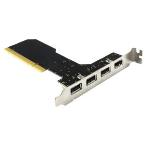 GODSHARK Internal USB 2.0 PCI Card, 5 Port (4 External & 1 Internal) PCI Expansion to USB 2 Adapter Hub Controller, High Speed 480Mbps for Desktop