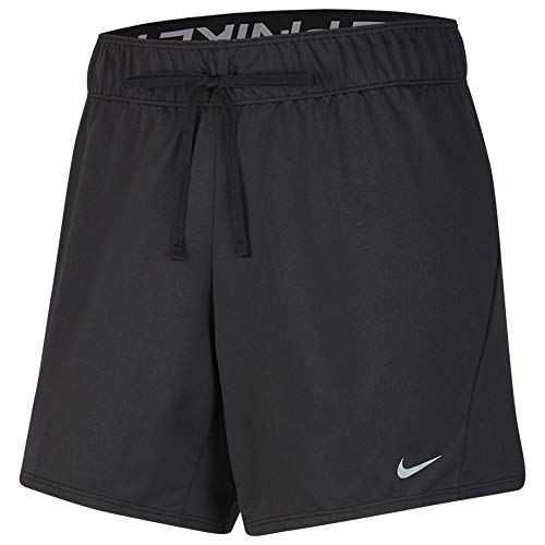 Nike Women's Dri-fit Attack 2.0 Tr5 Shorts, Black/(Particle Grey), Small