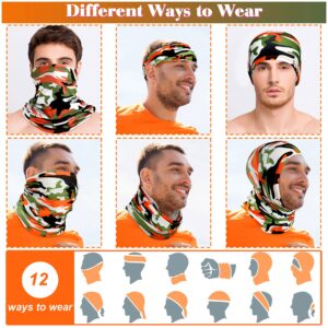 Geyoga Ski Mask for Men Neck Gaiters Scarf Face Covering Balaclava Fishing Summer Cycling Running Masks Windproof Bandana(Fresh Colors,6 Pieces)