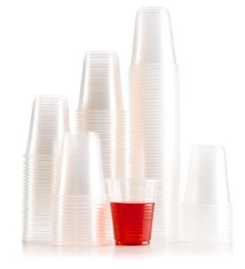 plasticpro plastic cups 5 oz disposable clear beverage tumbler (100 count)