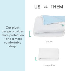 Newton Baby Waterproof Crib Mattress Pad | 100% Breathable Quilted Layer for Comfort & Universal Fitted Skirt for Secure Fit | Machine Washable | Crib Mattress Protector Pad Waterproof, 2 Packs