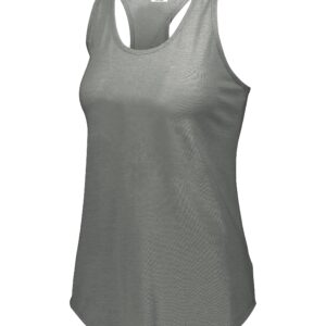 Augusta Sportswear Girls Lux Tri-Blend Tank, Grey Heather, L