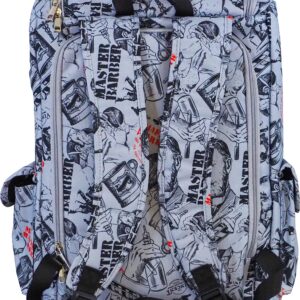 Vincent Master Backpack Travel Stylist Barber Bag (Silver)