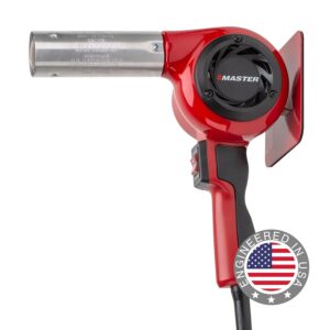 master appliance hg-301d industrial heat gun, quick change plug-in heating element, 800° f, 120v, 1440w, 12 amps, assembled in usa