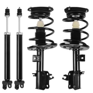 autosaver88 front complete struts & rear shock absorbers compatible with 2007-2012 exc. hybrid 2013 altima s 2.5l coupe