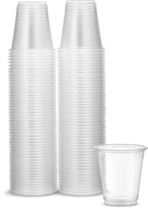 plasticpro 3 oz disposable plastic clear drinking cups [2400 count]