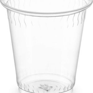 PLASTICPRO 3 Oz Disposable Plastic Clear Drinking Cups [2400 Count]