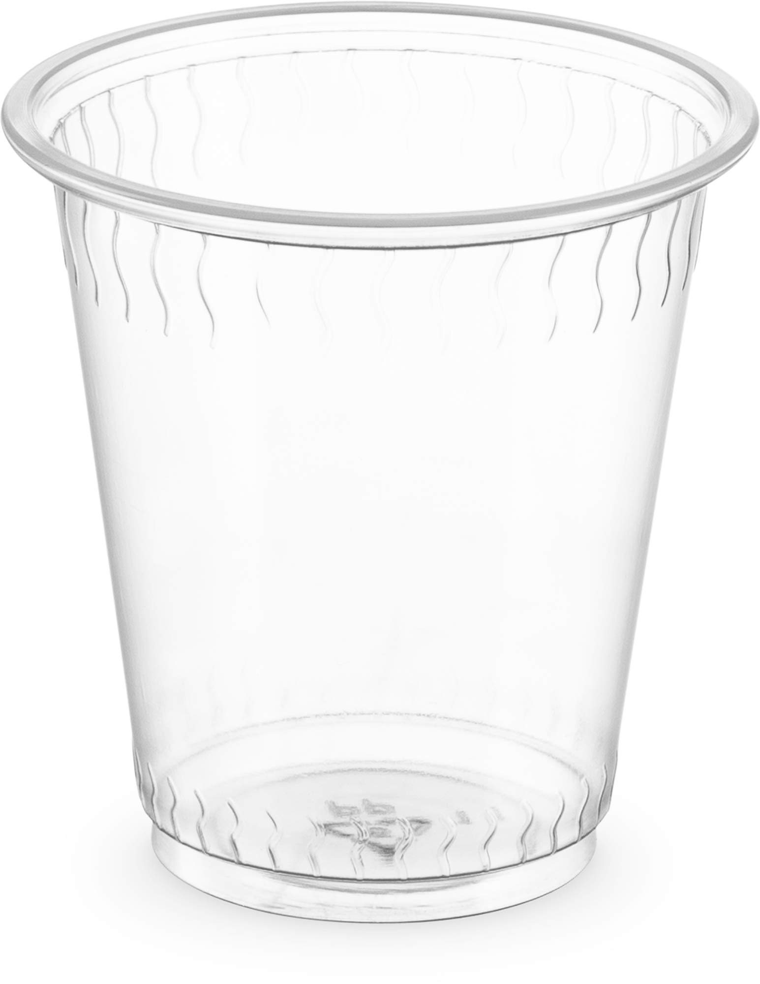 PLASTICPRO 3 Oz Disposable Plastic Clear Drinking Cups [2400 Count]