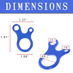 3 Hole Tensioner – Adds Tension to Line of Various Makes (10 Pack, Red)