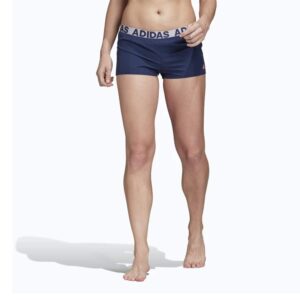 adidas women's beach short tech indigo large