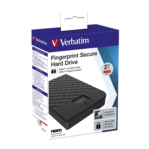 Verbatim Fingerprint Secure HDD 2TB 56351