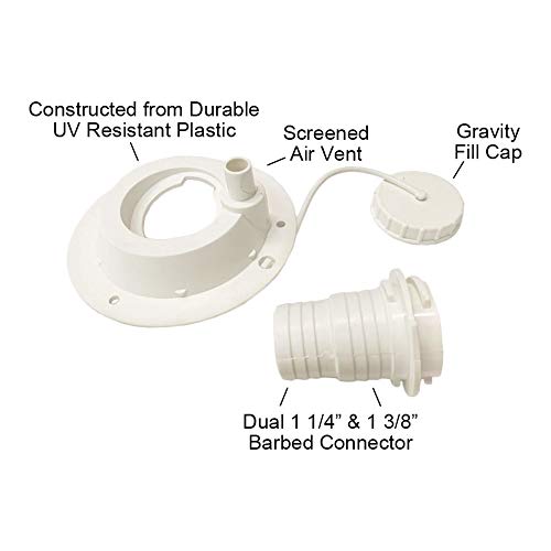 A.A Fresh Water Tank Accessory Hose Connection Kit - RV, Concession, Trailer, Camper