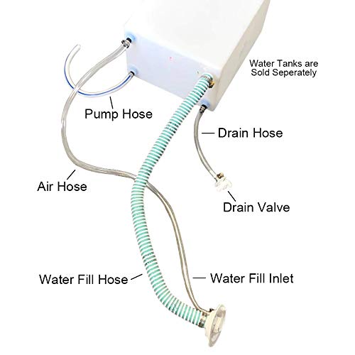 A.A Fresh Water Tank Accessory Hose Connection Kit - RV, Concession, Trailer, Camper