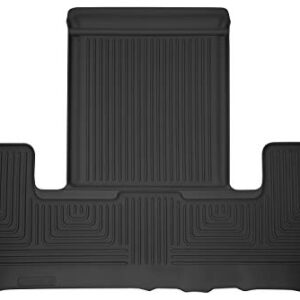 Husky Liners X-act Contour Floor Mats | Fits 2018 - 2024 Ford Expedition Max/Lincoln Navigator L Reserve/Select | 3rd Row, 1-pc Black - 54671