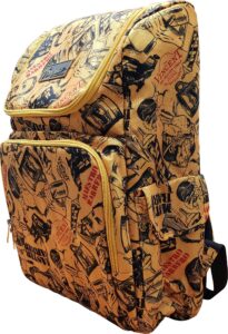 vincent master backpack travel stylist barber bag (gold)