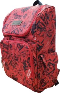 vincent master backpack travel stylist barber bag (red)