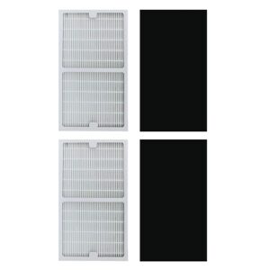 replacement idylis air purifier filters c - 2 pack hepa & carbon filter set for idylis air purifiers iap-10-280, iap-10-200, part # iaf-h-100c, iafh100c