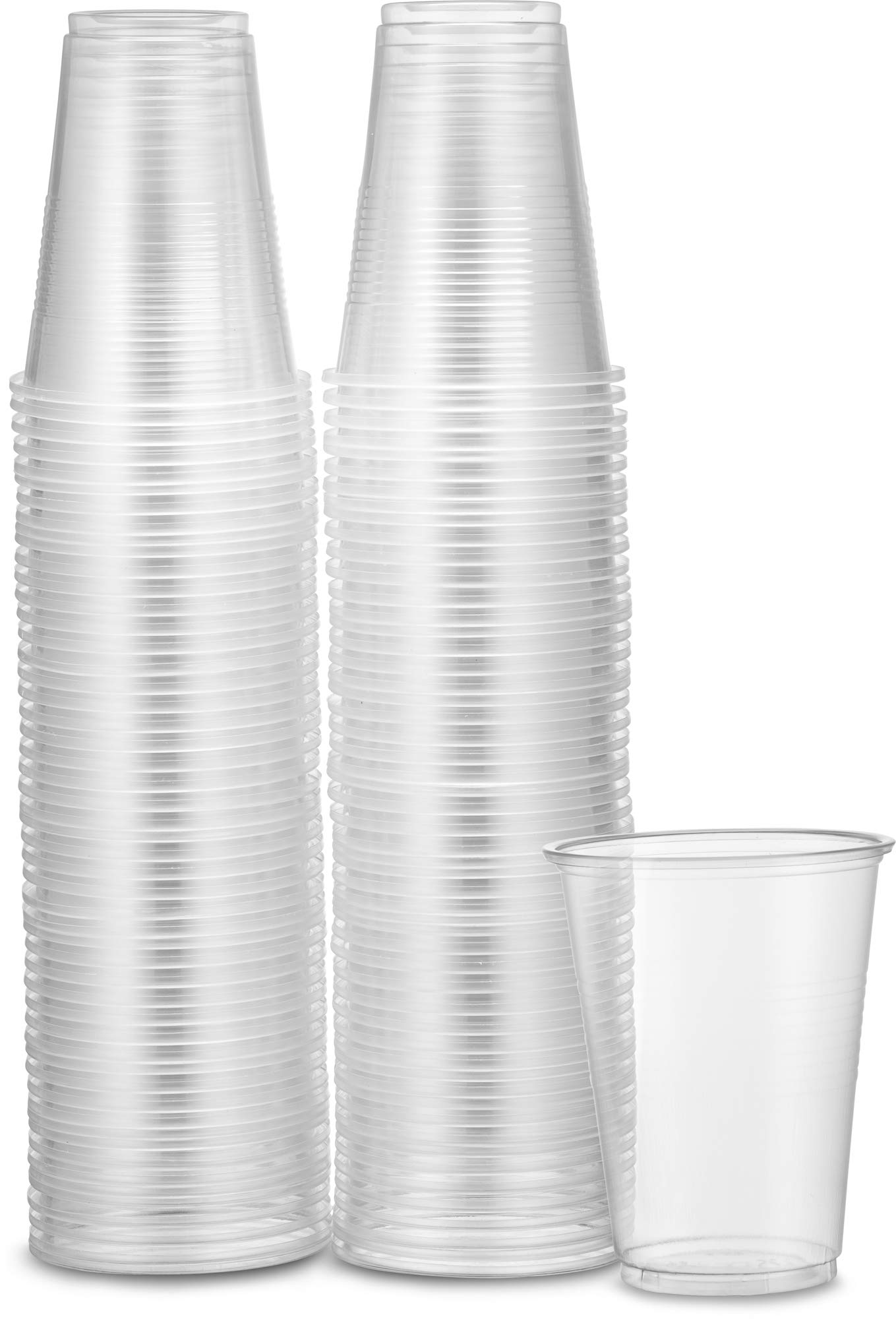 PLASTICPRO 7 oz Clear Plastic Disposable Drinking Cups [200 count]