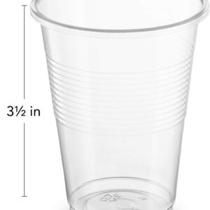 PLASTICPRO 7 oz Clear Plastic Disposable Drinking Cups [200 count]