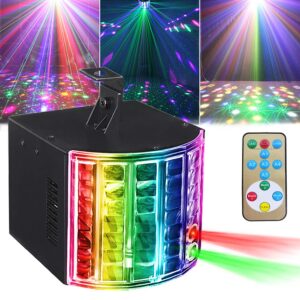 party lights dj disco lights supernal sound activated led strobe effect projector stage lights with remote control for wedding birthday christmas karaoke dance concert