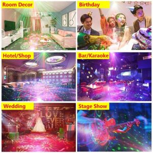 Party Lights DJ Disco Lights SUPERNAL Sound Activated LED Strobe Effect Projector Stage Lights with Remote Control for Wedding Birthday Christmas Karaoke Dance Concert