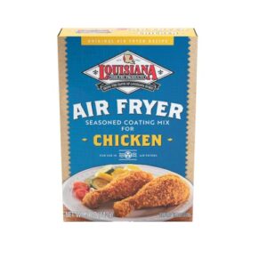 louisiana fish fry, air fryer chicken coating mix, 5 oz (pack of 6) – each box coats 2 lbs of chicken – chicken breading mix – easy to cook – air fried chicken - crispy texture, delicious flavor