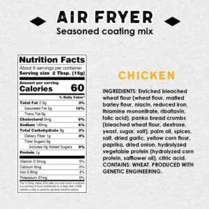 Louisiana Fish Fry, Air Fryer Chicken Coating Mix, 5 oz (Pack of 6) – Each Box Coats 2 lbs of Chicken – Chicken Breading Mix – Easy to Cook – Air Fried Chicken - Crispy Texture, Delicious Flavor