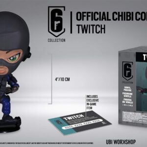 Ubisoft Rainbow Six Siege Collection Chibi 4 Figurine Figure and Game Code Not Machine Specific (Twitch)