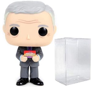 funko tv: jeopardy - alex trebek pop! vinyl figure (includes compatible pop box protector case)