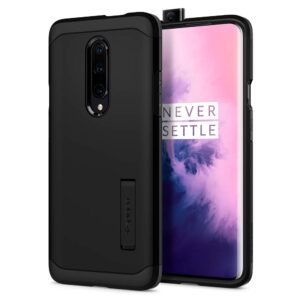 spigen tough armor designed for oneplus 7 pro case (2019) - black