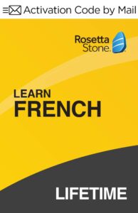 rosetta stone: learn french with lifetime access on ios, android, pc, and mac [activation code by mail]