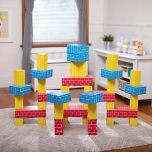 Melissa & Doug Deluxe Jumbo Cardboard Blocks (24 Pieces) - FSC Certified