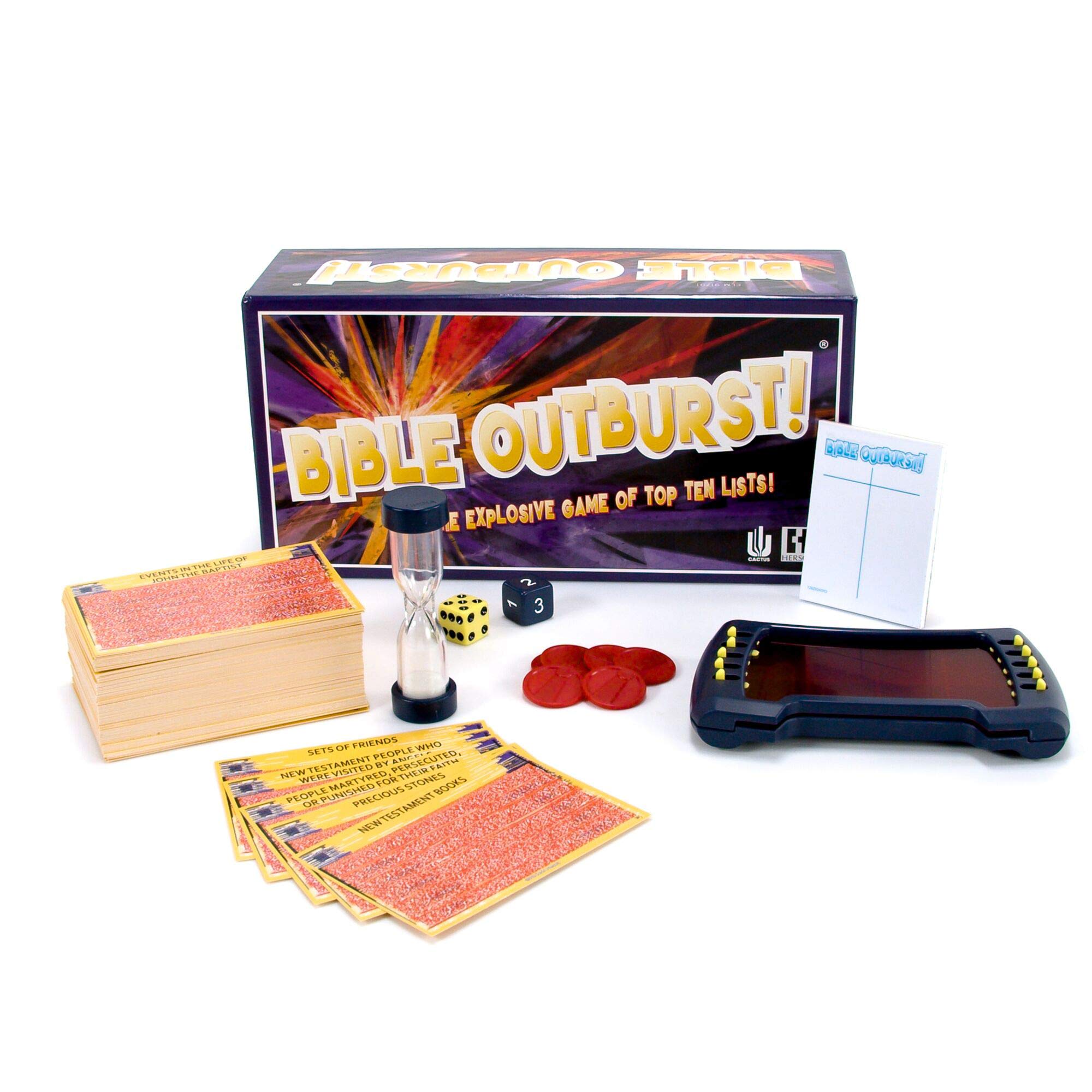 Cactus Games - Bible Outburst, The Explosive Game of Top Ten Lists