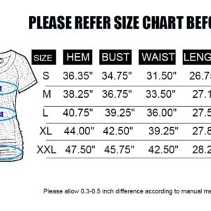 Ninedaily Summer Tops for Women 2024,Fashion Spring Workout Shirt Loose Fitting Fitness Wear Ladies Gym Tee T-Shirts Activewear Blouses for Women Trendy Misses Dress (2XL/US 18-20, Wine)