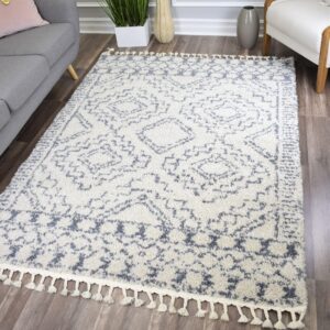 CosmoLiving by Cosmopolitan Reggia Area Rug, Linen White