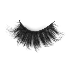 SKONHED 25mm False Eyelashes 8D Dramatic Look Mink Fluffy Long Hair Lashes 7 Pair Big Size Eyelashes (003）