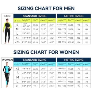 COPOZZ Diving Skin, Men Women Youth Thin Wetsuit Rash Guard- Full Body UV Protection - for Diving Snorkeling Surfing Spearfishing Sport Skin