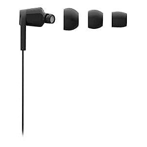 Belkin SoundForm Headphones - Wired In-Ear Earphones With Microphone- iPhone Headphones - Apple Wired Earbuds For iPhones & iPads With Lightning Connector (Black)