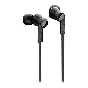 Belkin SoundForm Headphones - Wired In-Ear Earphones With Microphone- iPhone Headphones - Apple Wired Earbuds For iPhones & iPads With Lightning Connector (Black)