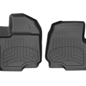 WeatherTech FloorLiner HP Custom Fit Floor Mats for Ford F-150 Lightning, F-150 Raptor, F-150-1st Row (446971IM), Black